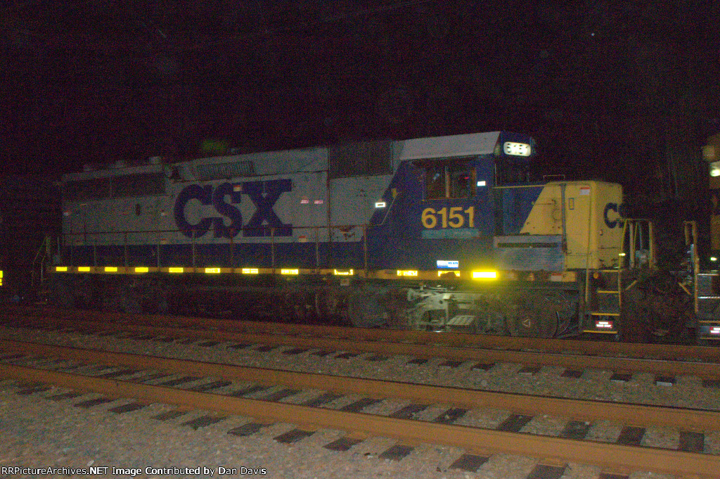 CSX GP38-2S 6151 trails on C746-01
